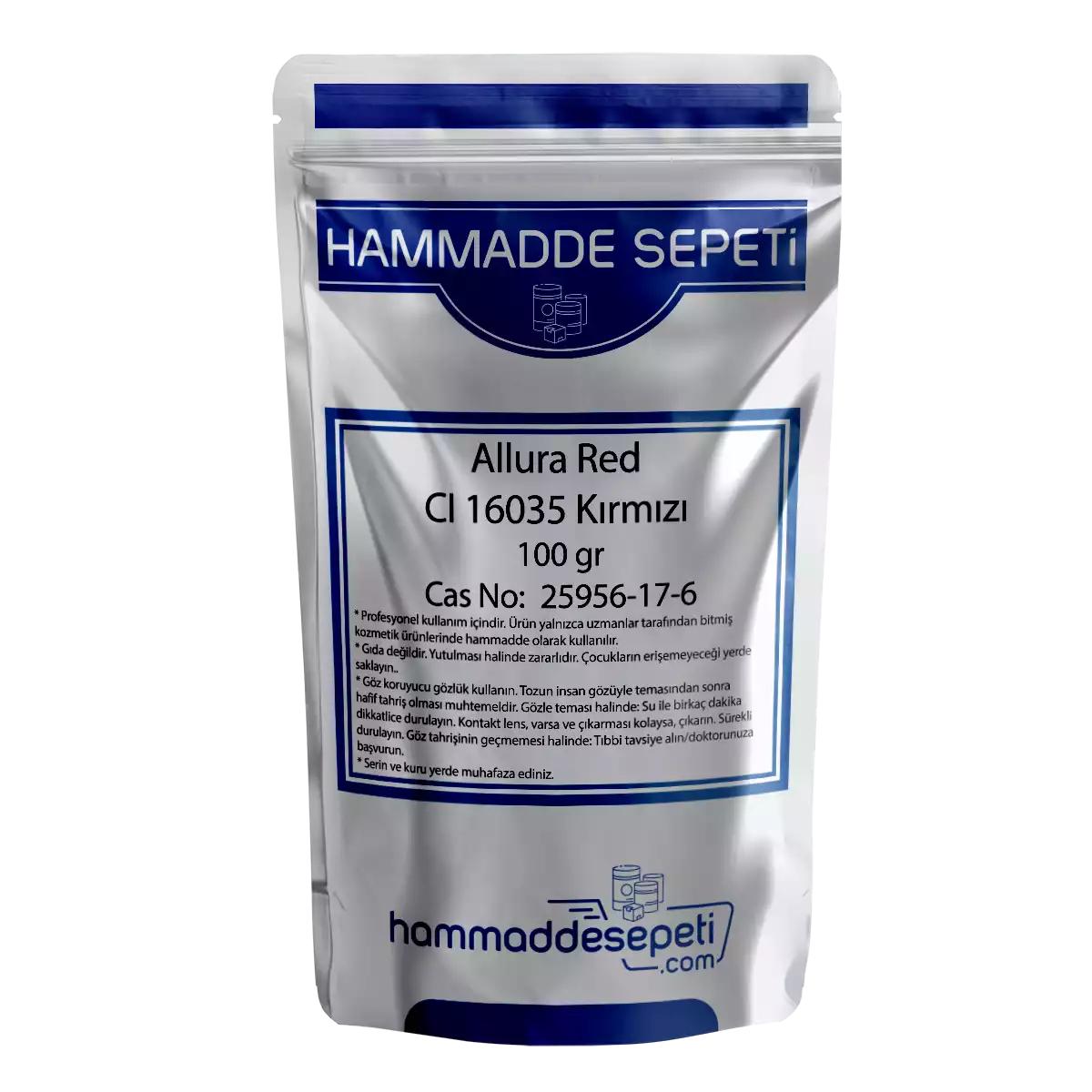 Allura Red CI 16035 Kırmızı 100gr En Uygun Fiyatlarla