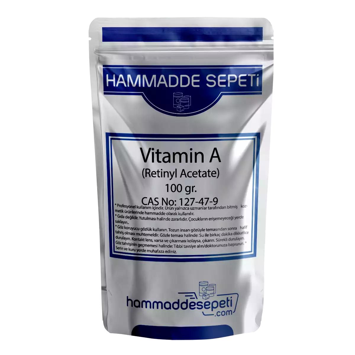 Vitamin A Retinyl Acetate 100gr En Uygun Fiyatlarla